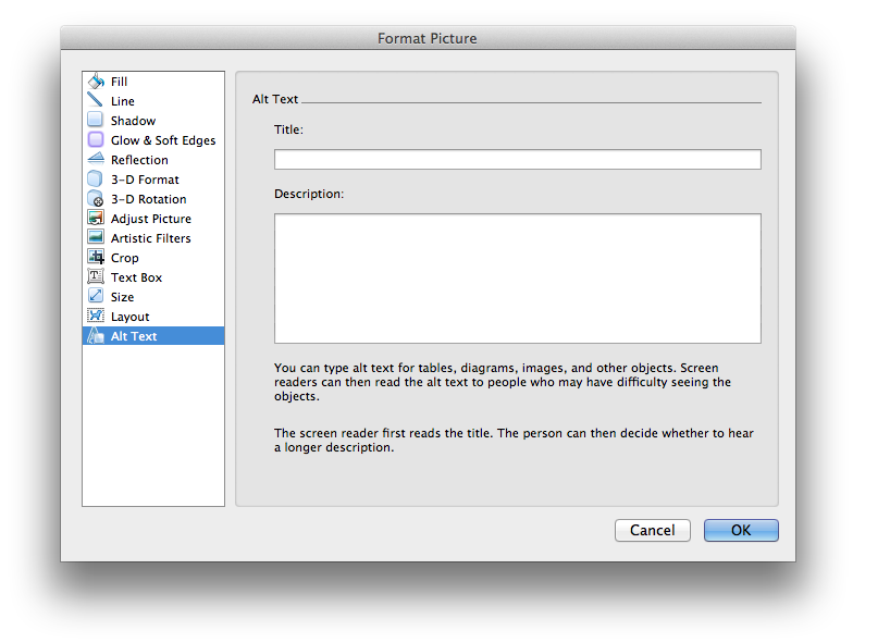 Alt Text In Word Title Vs Description Terrill Thompson